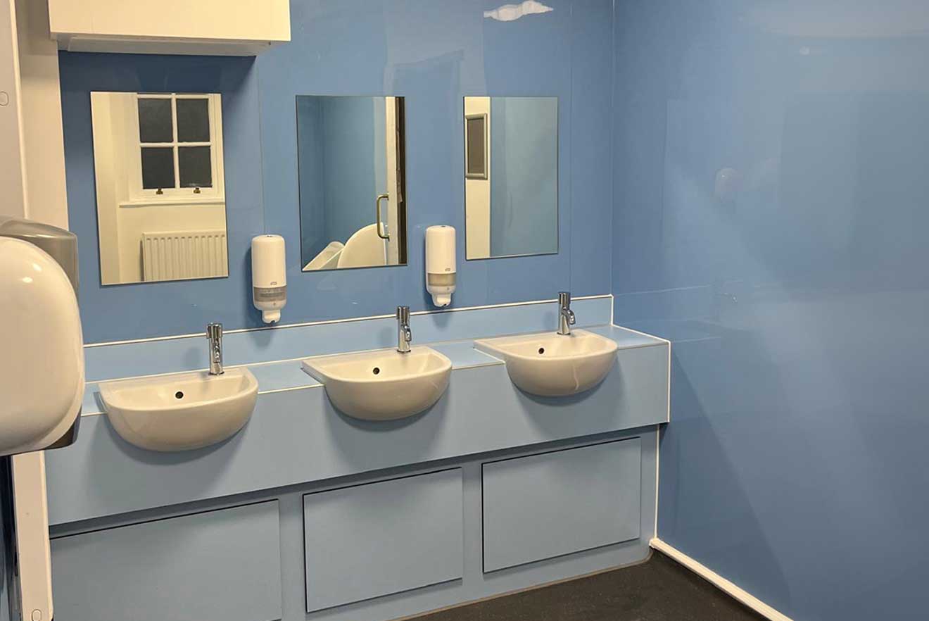 Toilet Core Refurbishment at Greenwich University - PHG Mechanical